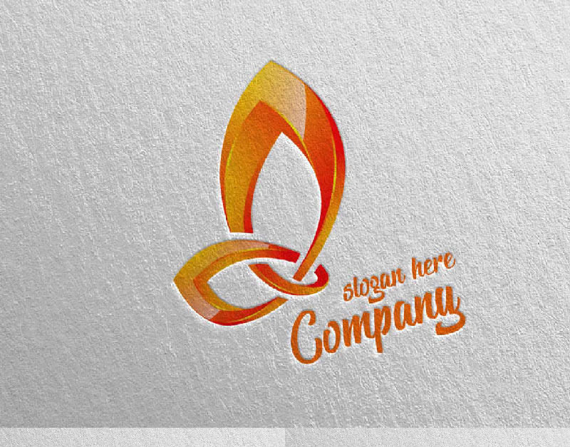 Modèle de logo Butterfly Colors 7 #89952 - TemplateMonster