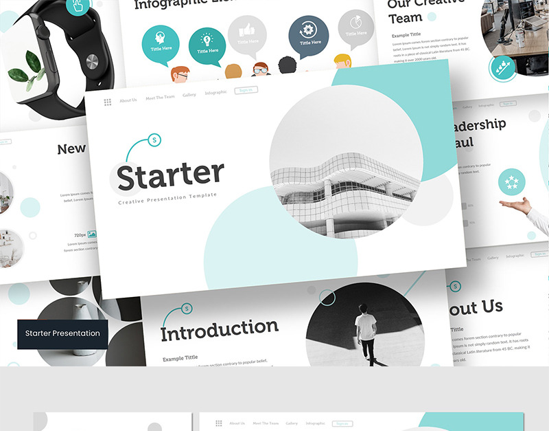 Starter PowerPoint template #89965 - TemplateMonster