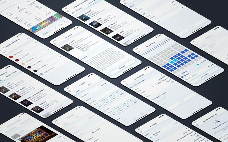 Buy Movie Tickets UI Elements #90327 - TemplateMonster