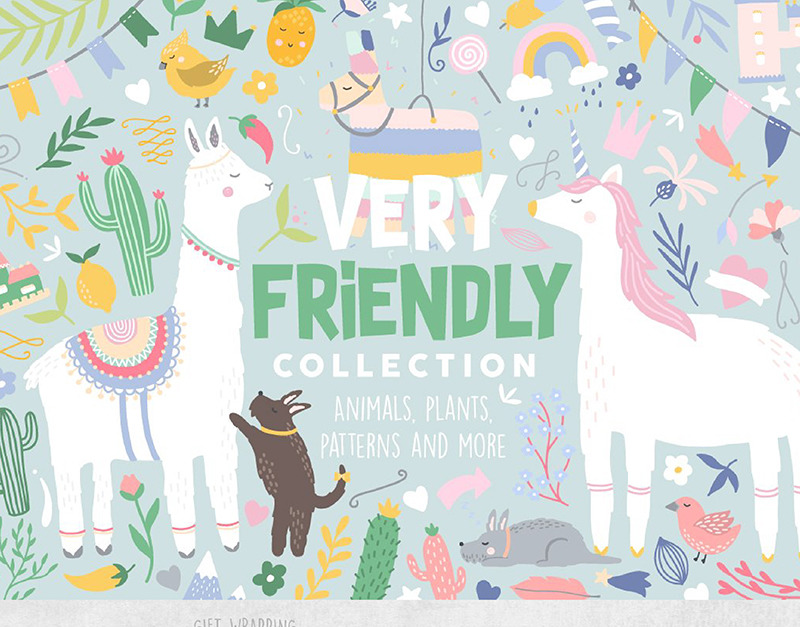 Collection très sympathique - Illustration - TemplateMonster