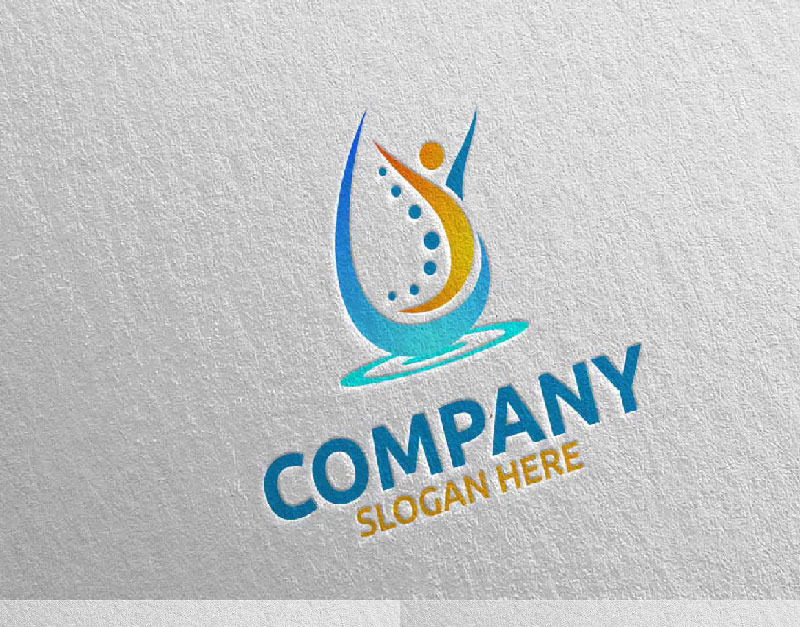 Masaj Tasarımı 11 Logo Şablonu #91043 - TemplateMonster