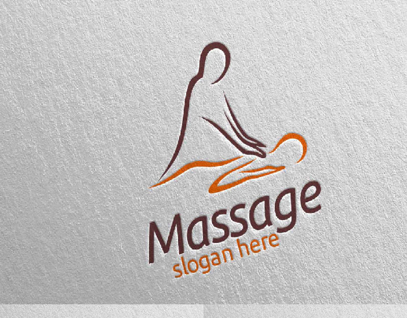 Masaj Tasarımı 4 Logo Şablonu #91053 - TemplateMonster