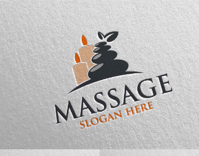Masaj Tasarımı 7 Logo Şablonu #91048 - TemplateMonster