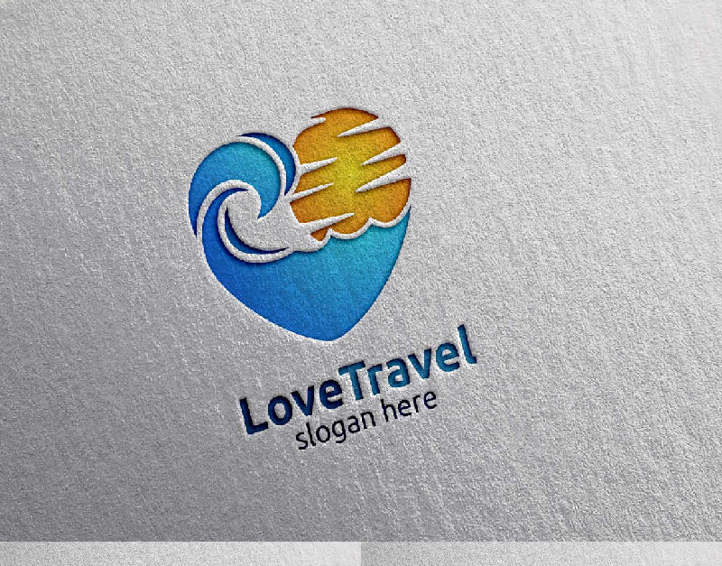 Travel with Love 2 Logo Template #91060 - TemplateMonster