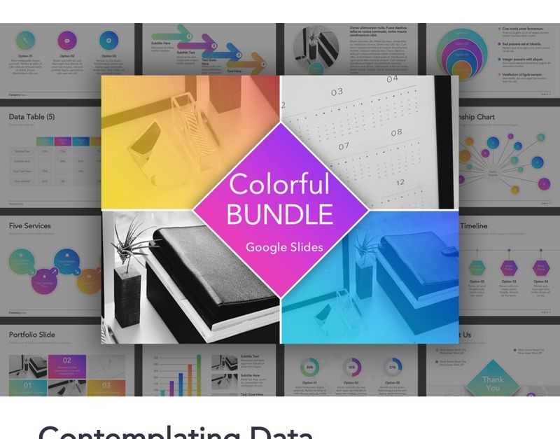 Colorful Bundle Google Slides #91457 - TemplateMonster