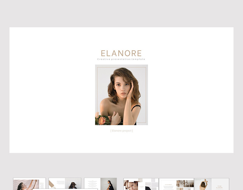 Elanore - Plantilla de Keynote #91580 - TemplateMonster