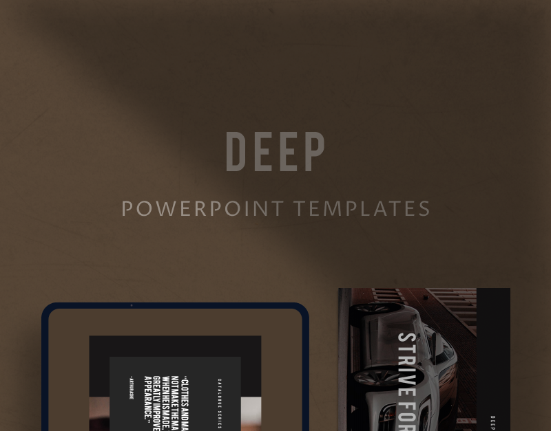 DEEP PowerPoint template #92318 - TemplateMonster