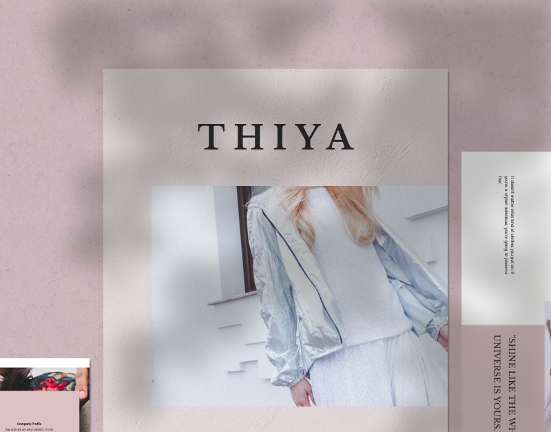 THIYA PowerPoint template #93130 - TemplateMonster