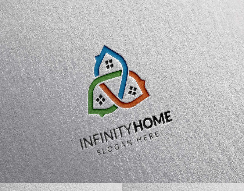 Infinity Home Logo Template #93265 - TemplateMonster