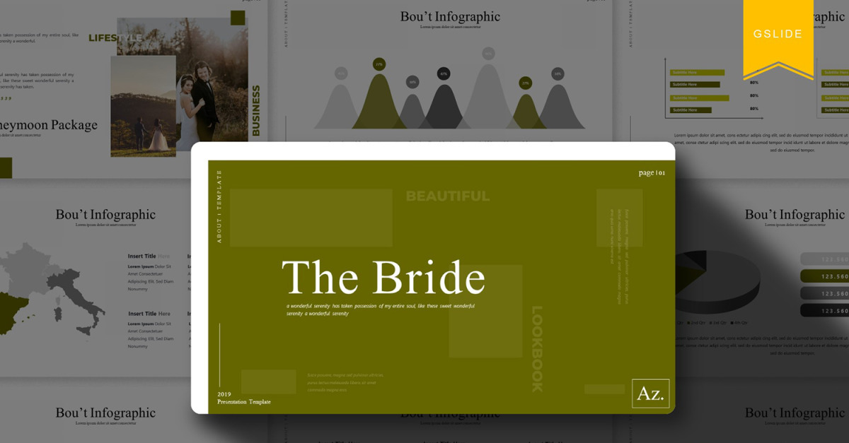 The Bride | Google Slides #93372 - TemplateMonster