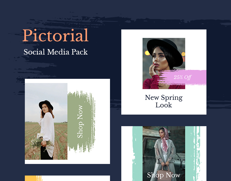 Pictorial Instagram Templates for Social Media