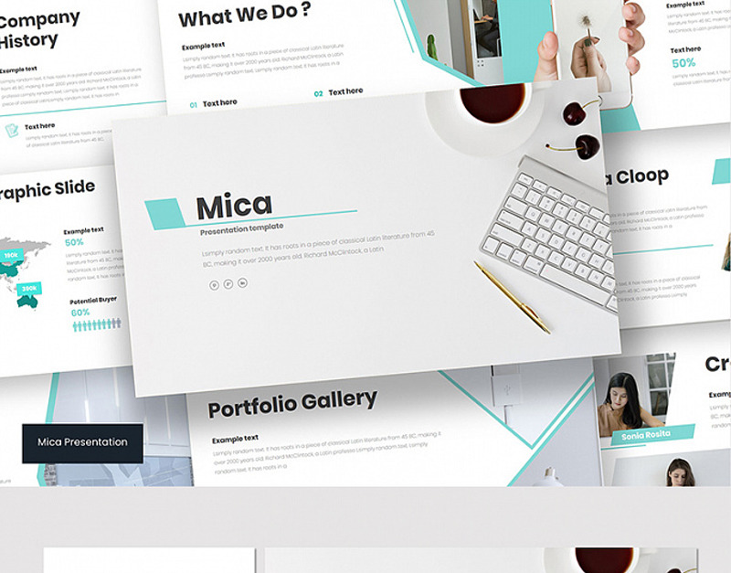 MICA - Keynote template #93535 - TemplateMonster