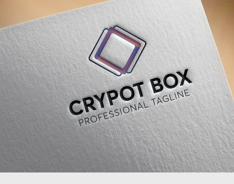 Crypto Box Logo Template #94669 - TemplateMonster