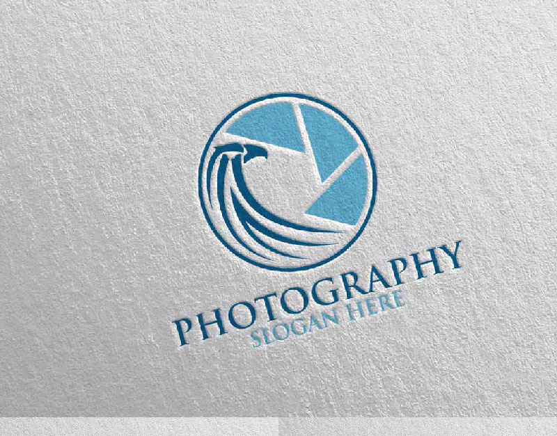 Eagle Camera Photography 105 Logo Template - TemplateMonster