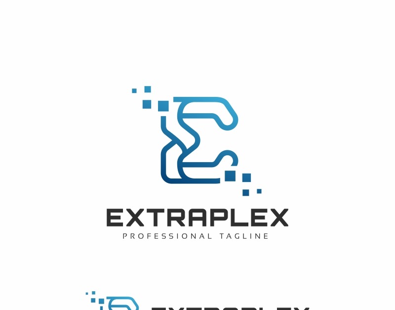 Extraplex E Letter Logo Template #94853 - TemplateMonster