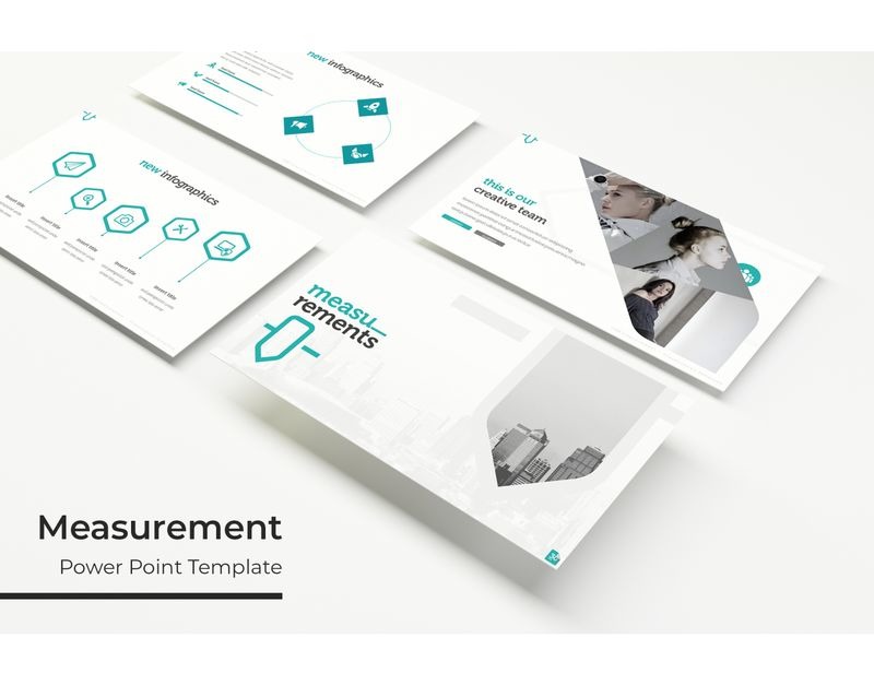 Measurement PowerPoint template #95049 - TemplateMonster