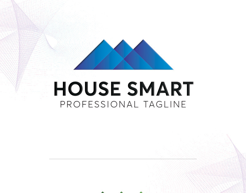 House Smart Logo Template #95477 - TemplateMonster