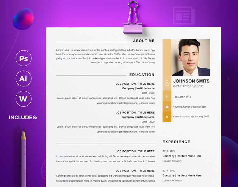 Smith CV-mall #95669 - TemplateMonster