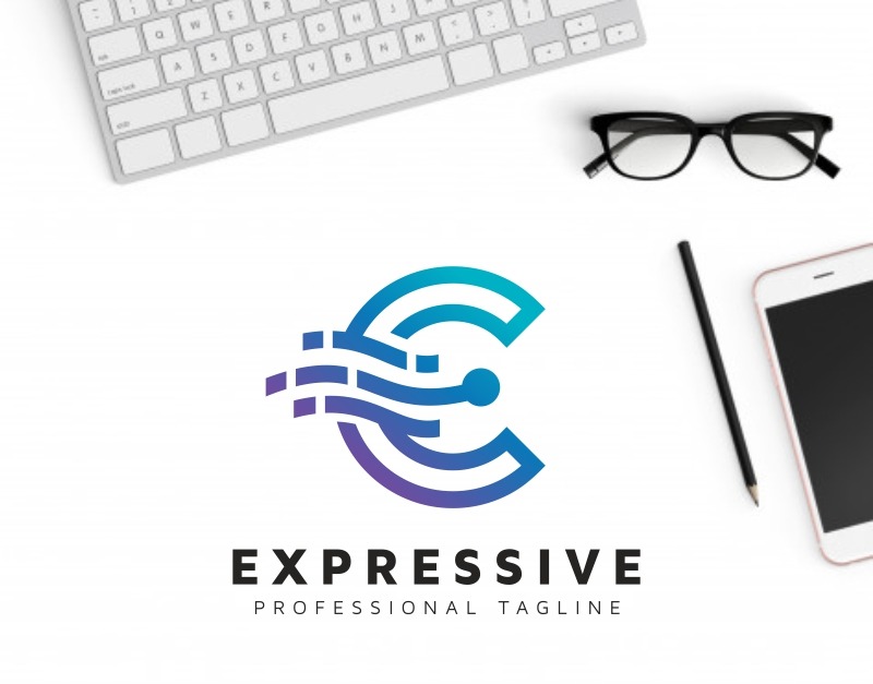 Expressif - Modèle de Logo lettre E #95732 - TemplateMonster