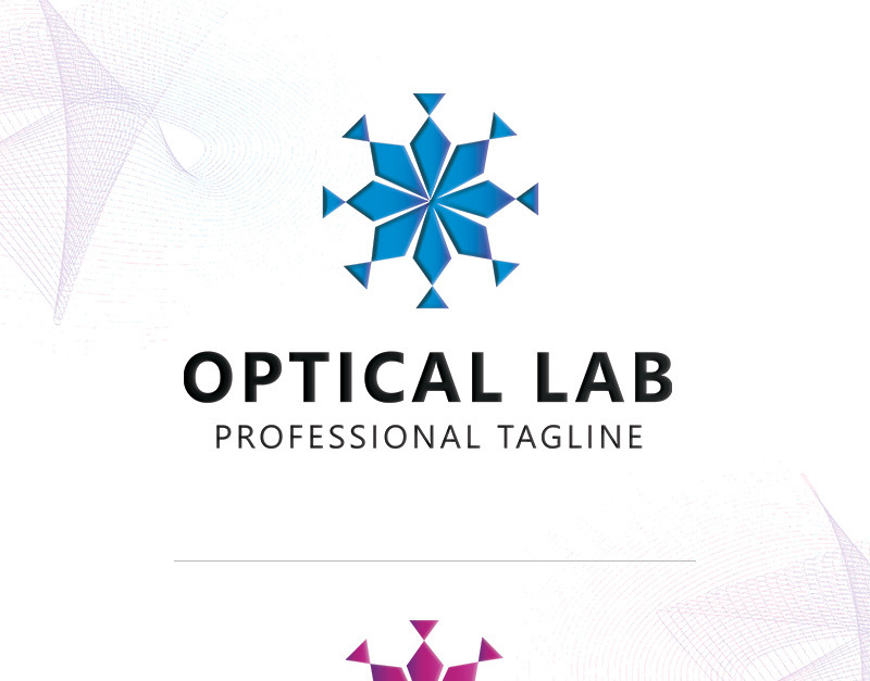 Optical Lab Logo Template #95897 - TemplateMonster