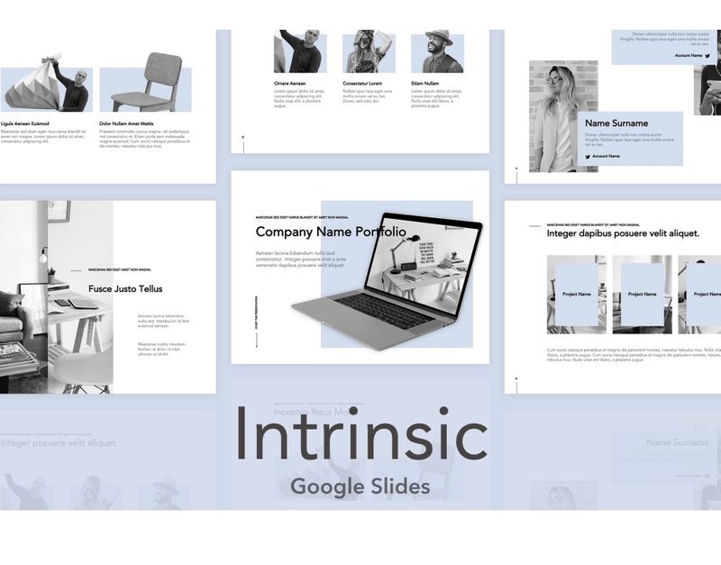 Intrinsic Google Slides #96282 - TemplateMonster