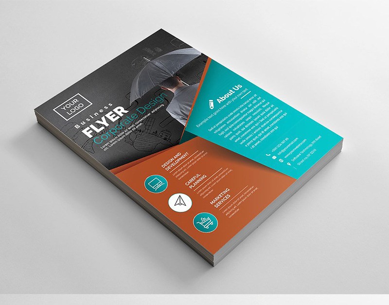 Geometric Flyer - Corporate Identity Template