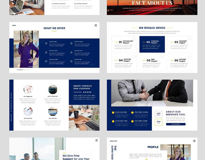 Business - Consultant Finance Google Slides - TemplateMonster