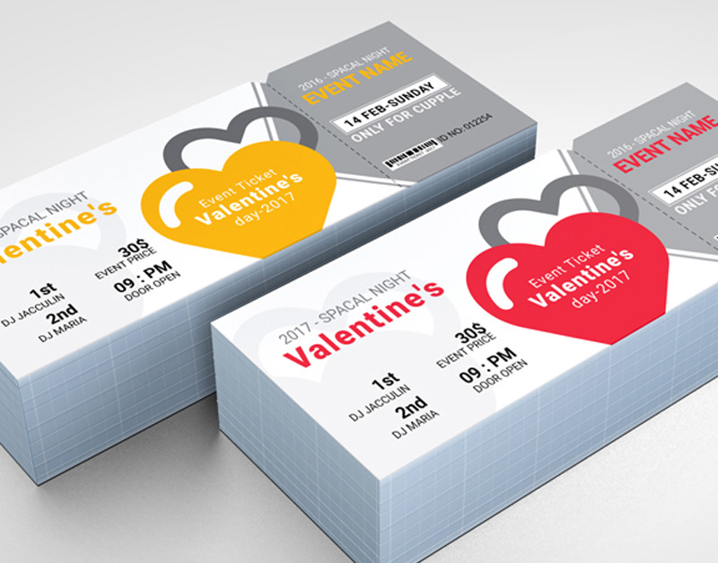 Party Event Ticket - Corporate Identity Template