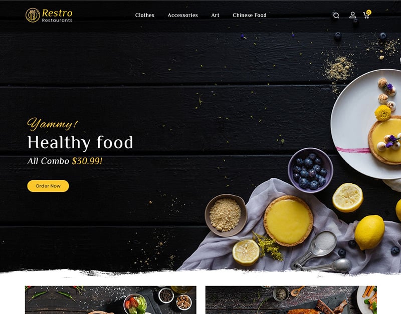 Thème PrestaShop Responsive Restro Restaurant