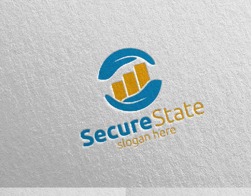 Secure Marketing Financial Advisor Design 30 Logo Template