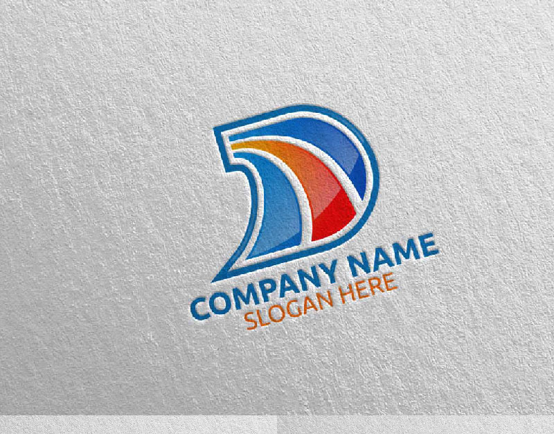 Letter D Design 9 Logo Template #97531 - TemplateMonster