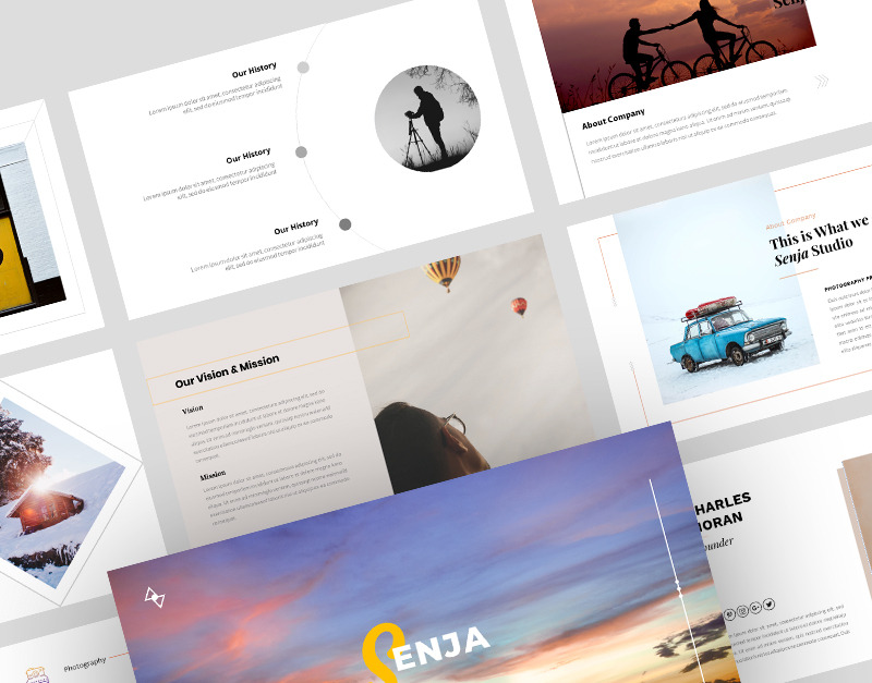 Senja Creative Template Google Slides Templatemonster
