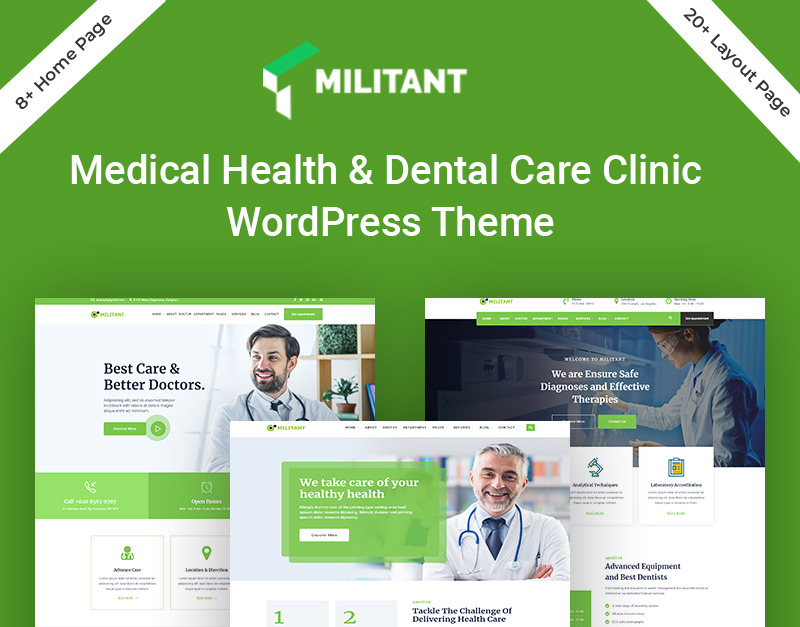 Militant-Medical & Health WordPress Theme
