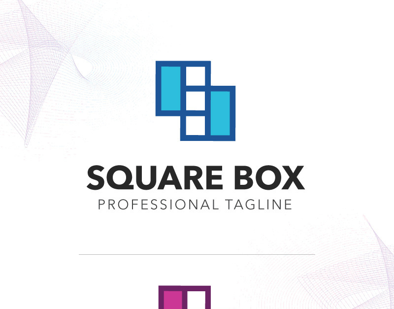Square Box Logo Template #98176 - TemplateMonster