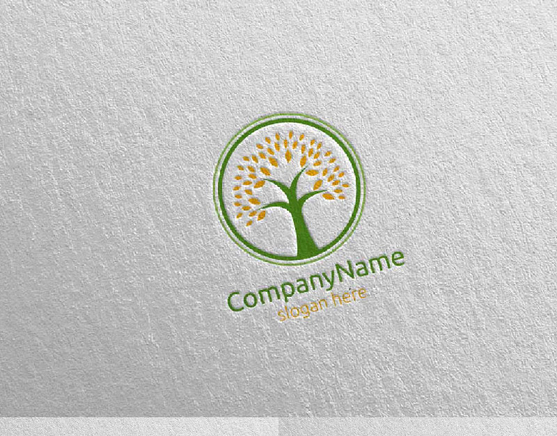 Tree Digital Financial Investment 2 Logo Template