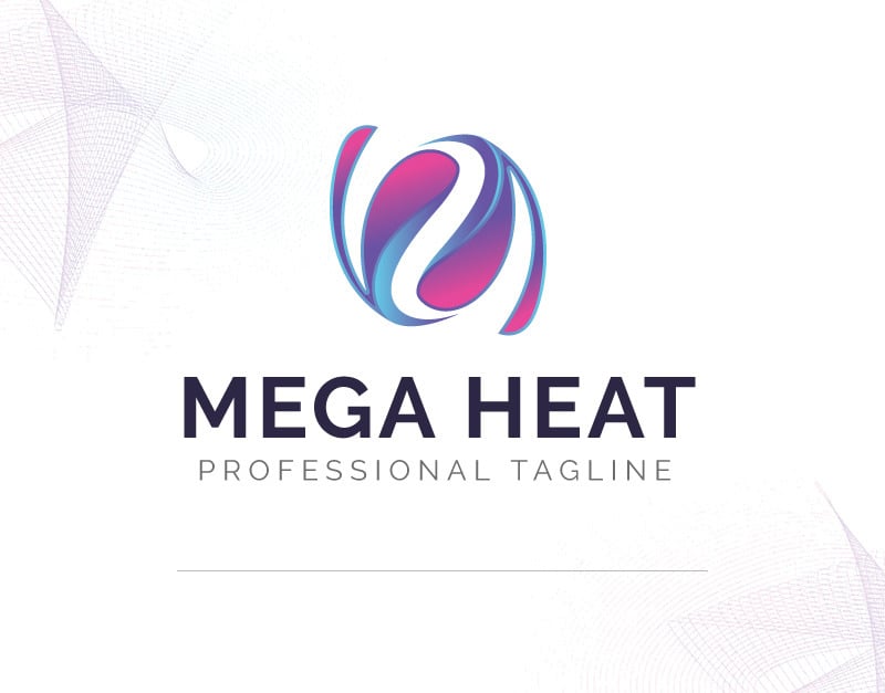 Mega Heat Logo Template #98513 - TemplateMonster