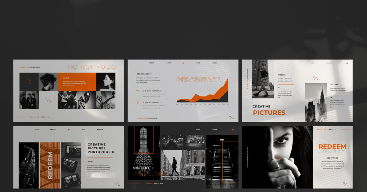 REDEEM Creative PowerPoint template #98643 - TemplateMonster