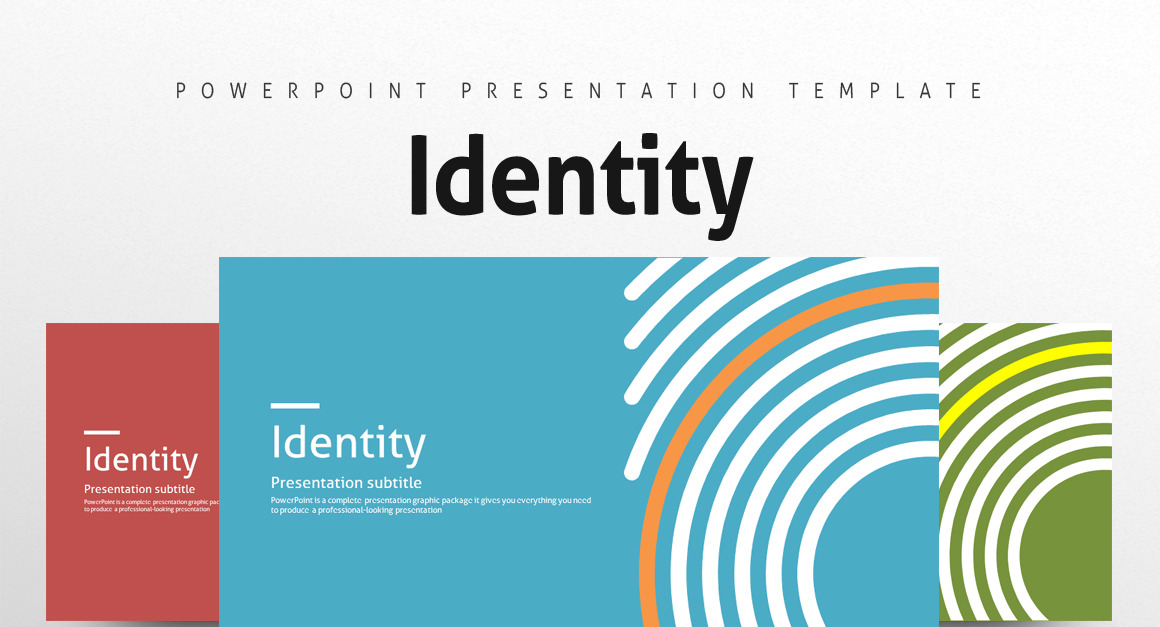 Identity Presentation PowerPoint template - TemplateMonster
