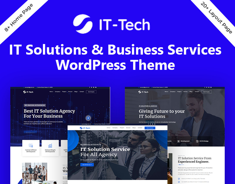 IT-Tech IT Solution & Business Service WordPress Theme