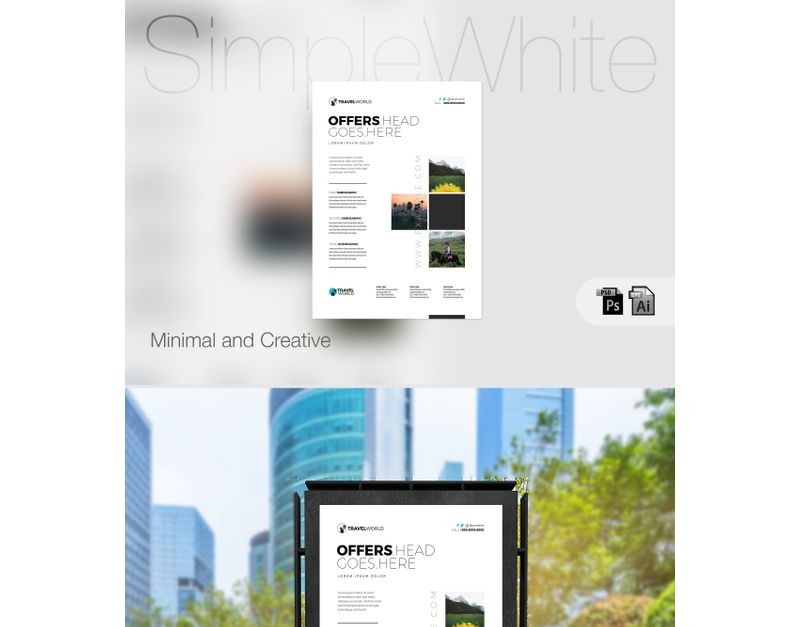 Simple Event / Notice Poster - Corporate Identity Template