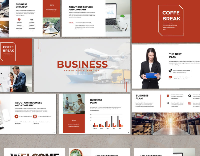 Business Presentation Google Slides #98977 - TemplateMonster
