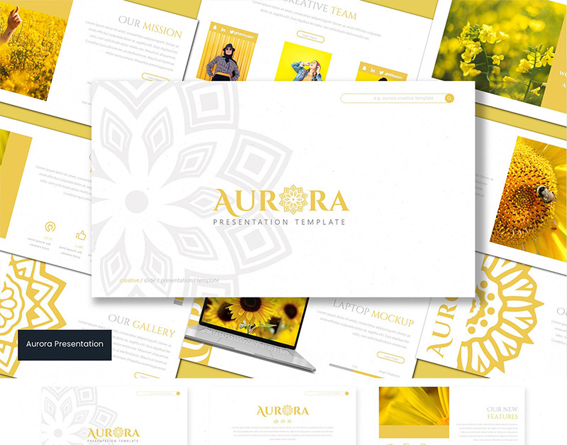 Aurora Google Slides #99103 - TemplateMonster