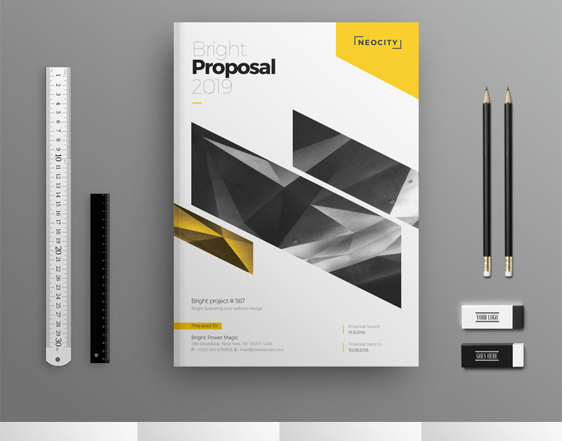 Yellow Color Business Proposal - Corporate Identity Template