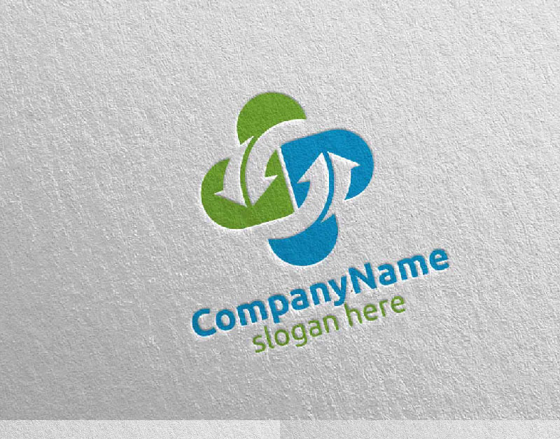 Pill Cross Medical Hospital 8 Logo Template - TemplateMonster