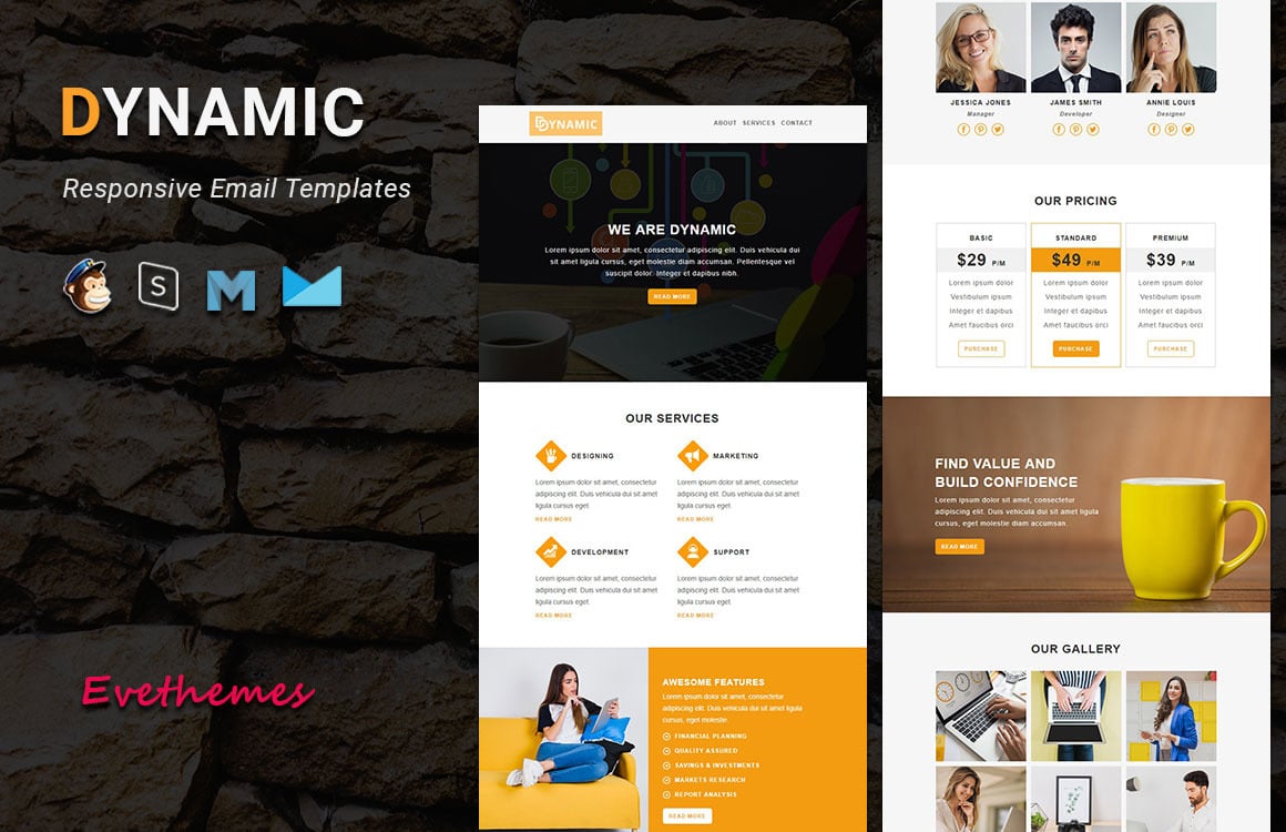 DYNAMIC - Responsive Email Newsletter Template