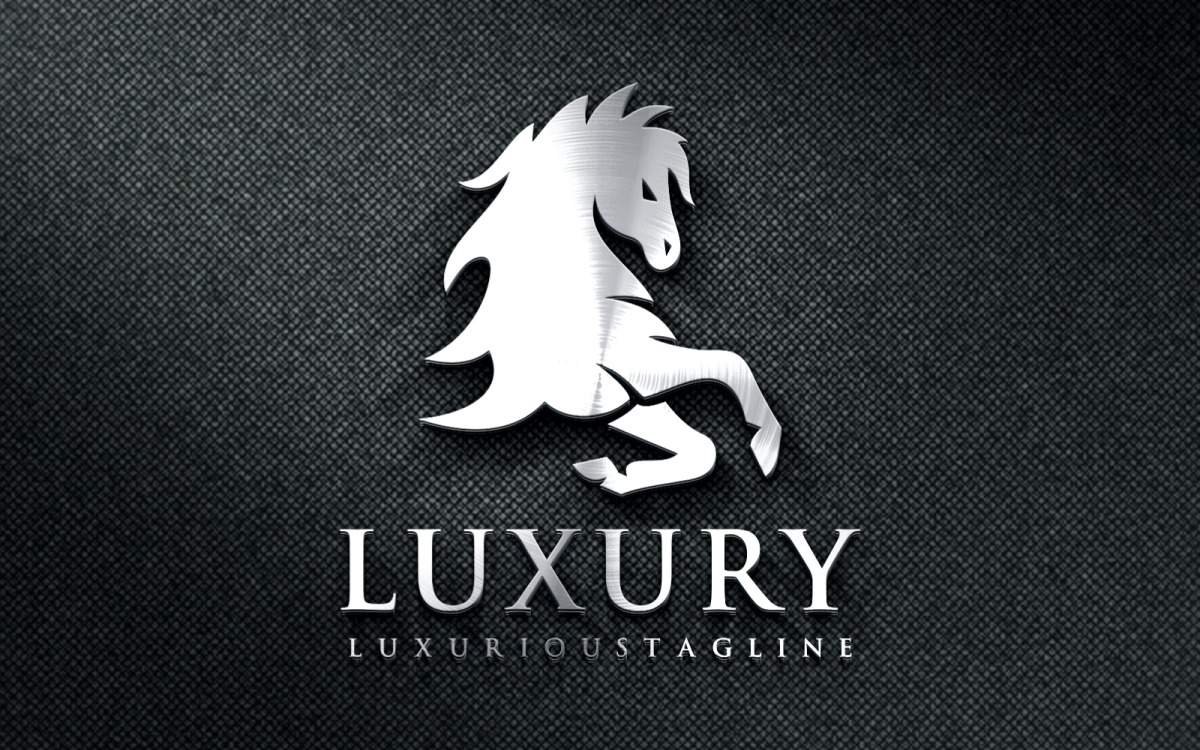 Logotipo De La Marca Del Caballo Imagen De Un Caballo Fuerte Y