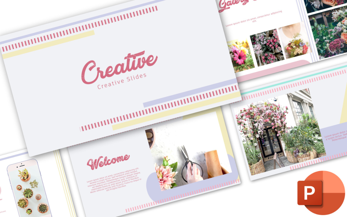 Creative Presentation PowerPoint template - TemplateMonster