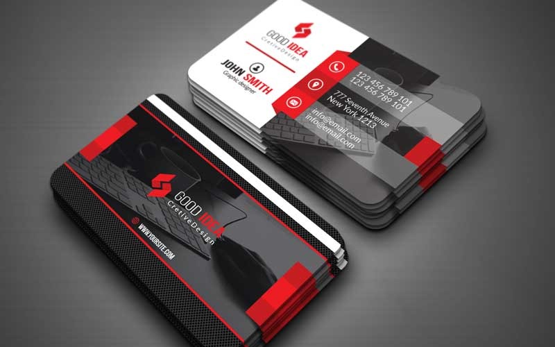 John Smith Business Card #105091 - TemplateMonster