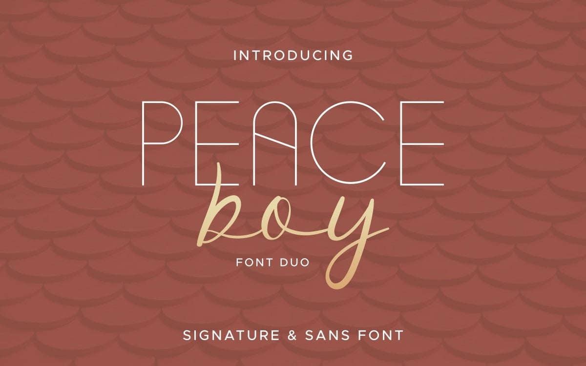 Peace Boy Font #107073 - TemplateMonster