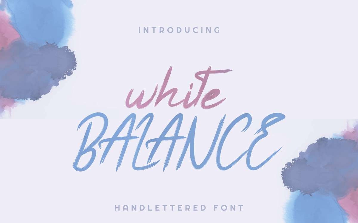White Balance Font #107533 - TemplateMonster